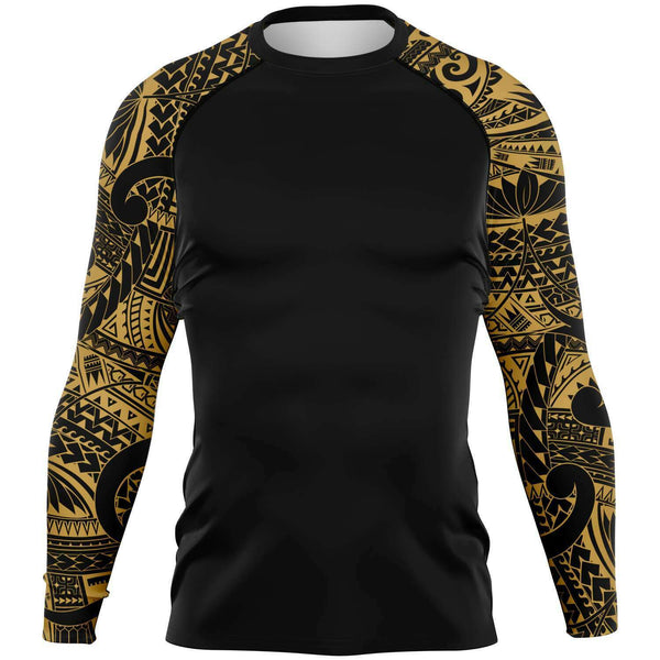 Polynesian Design Long Sleeve Rashguard – Atikapu